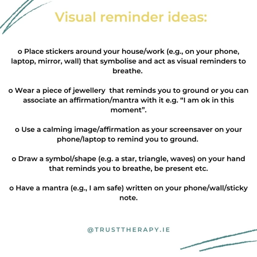 Visual reminders – Trust Therapy