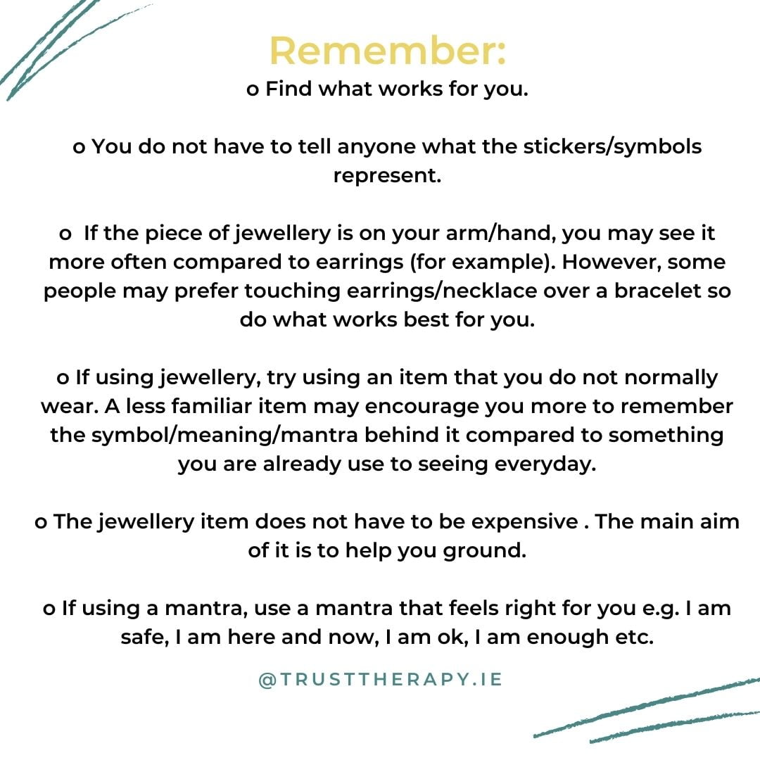 Visual reminders – Trust Therapy