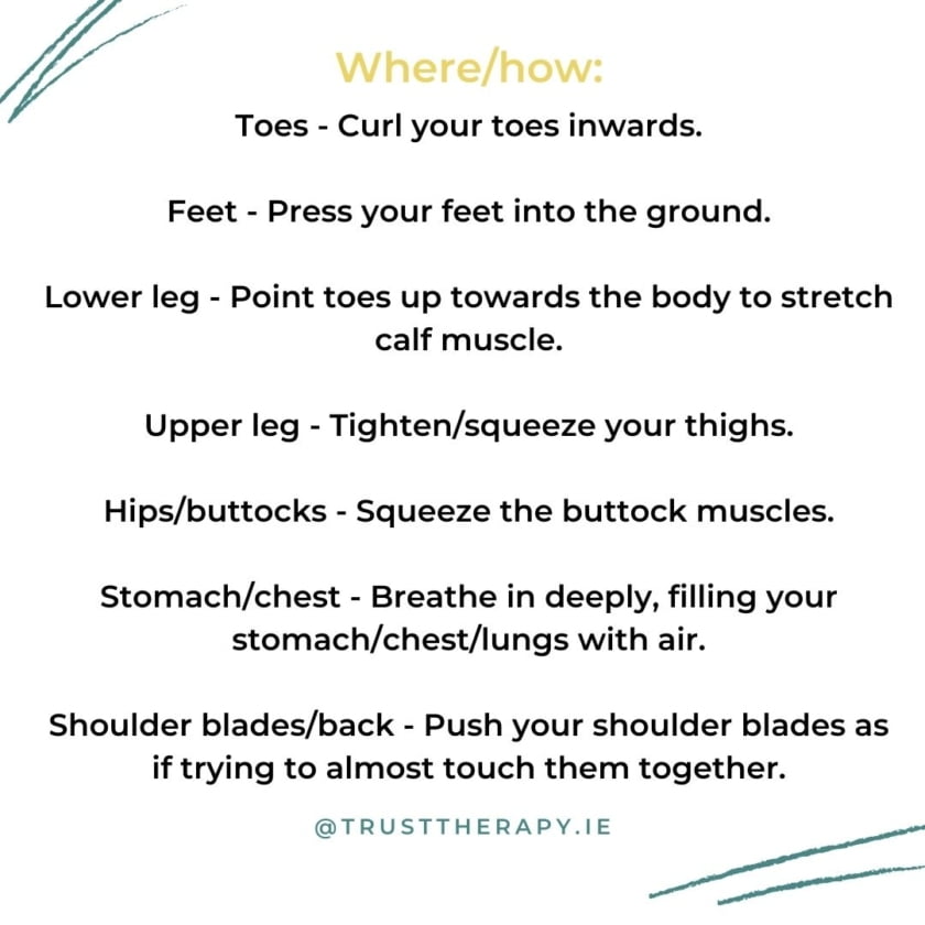 Grounding technique: Progressive Muscle Relaxation (PMR) – Trust Therapy